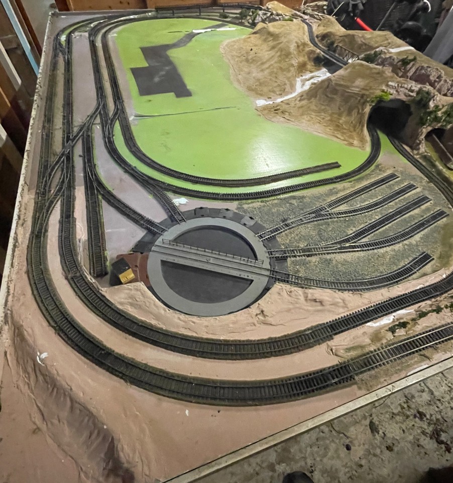 Model Railway layout baseboard of unique design and construction | eBay UK