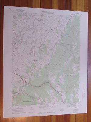 Mammoth Pennsylvania 1970 Original Vintage USGS Topo Map | eBay