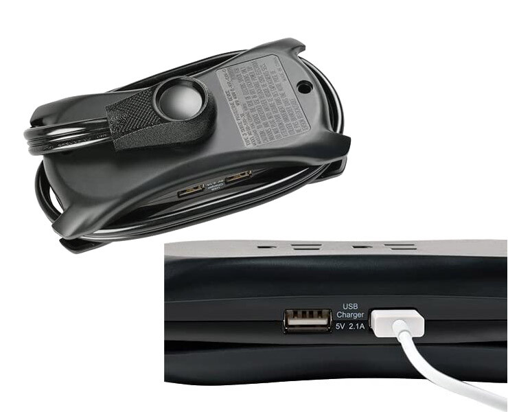 TRIPP LITE Travel Surge Suppressor - Receptacles: 3x NEMA 5-15R, 2 x ...