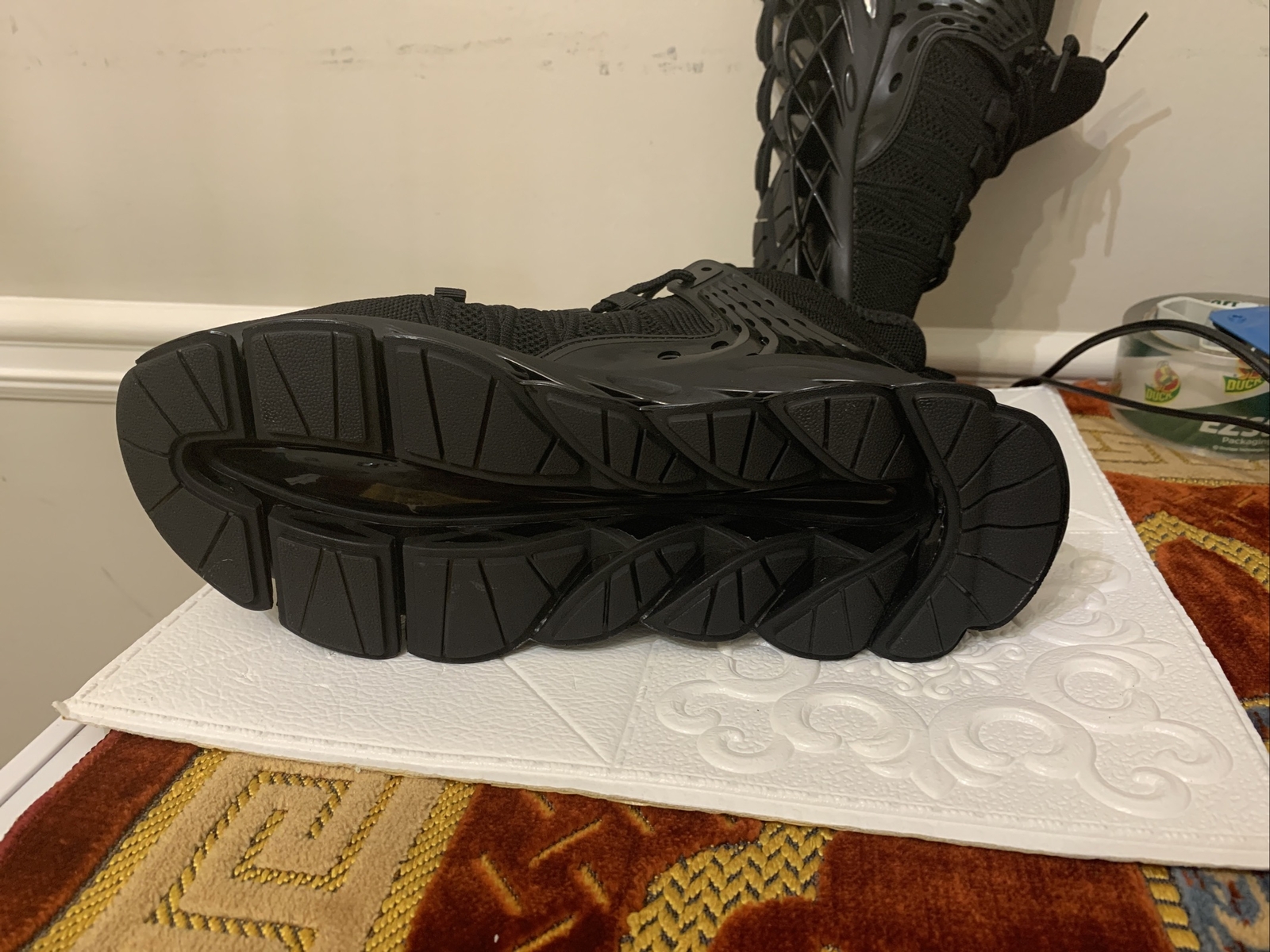 Hello MrLin Men's Running Shoes Non Slip Athletic Sneakers size 9.5 | eBay