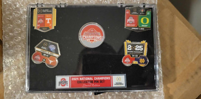 2024-2025 National Champions Ohio State Buckeyes CFP 5 Pin Set | eBay