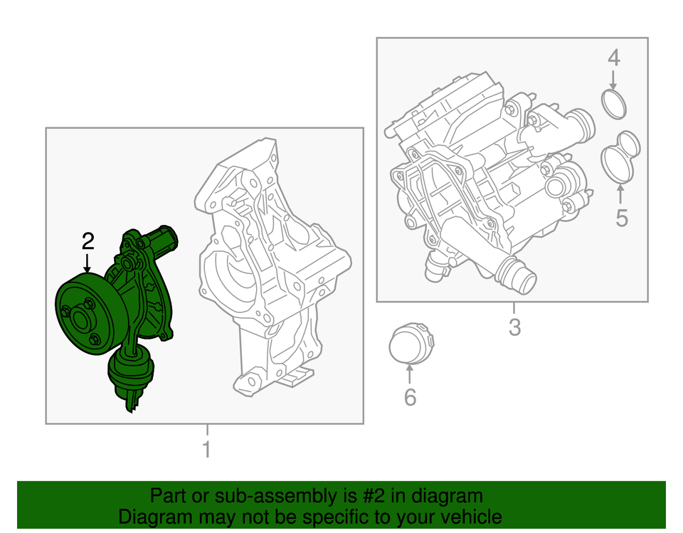 Genuine BMW Water Pump 11-51-8-638-026 | eBay