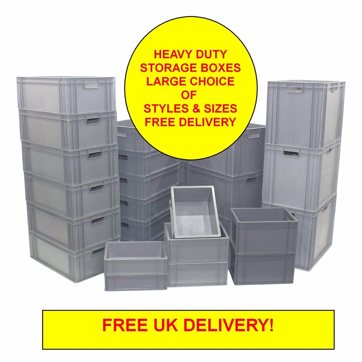Garage Plastic Storage Boxes