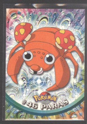 #46 Paras | 1999 Pokémon TV Anime S1 | EX | Black Logo | eBay