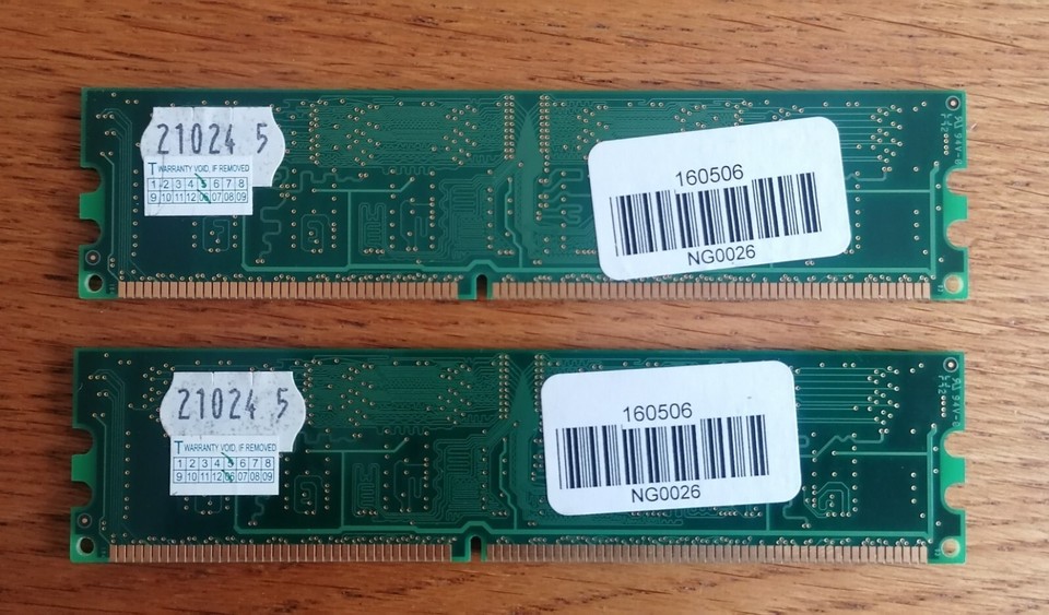 RAM DDR 2x512 Mb PC3200 - SAMSUNG | eBay