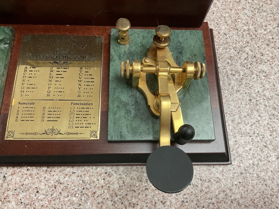 150th Anniversary California Gold Rush Telegraph Station (Franklin Mint ...