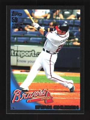 Ryan Church Atlanta Braves 2010 Topps Black #223 SN /59 | eBay