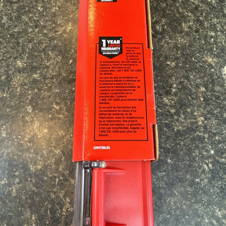 Craftsman CMMT99435 3/8" Drive Digital Torque Wrench (20-ft lb to 100 ...