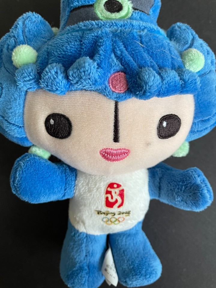 Two Beijing 2008 Summer Olympics Mascot Fuwa Ying Yang & BeiBei 9 ...