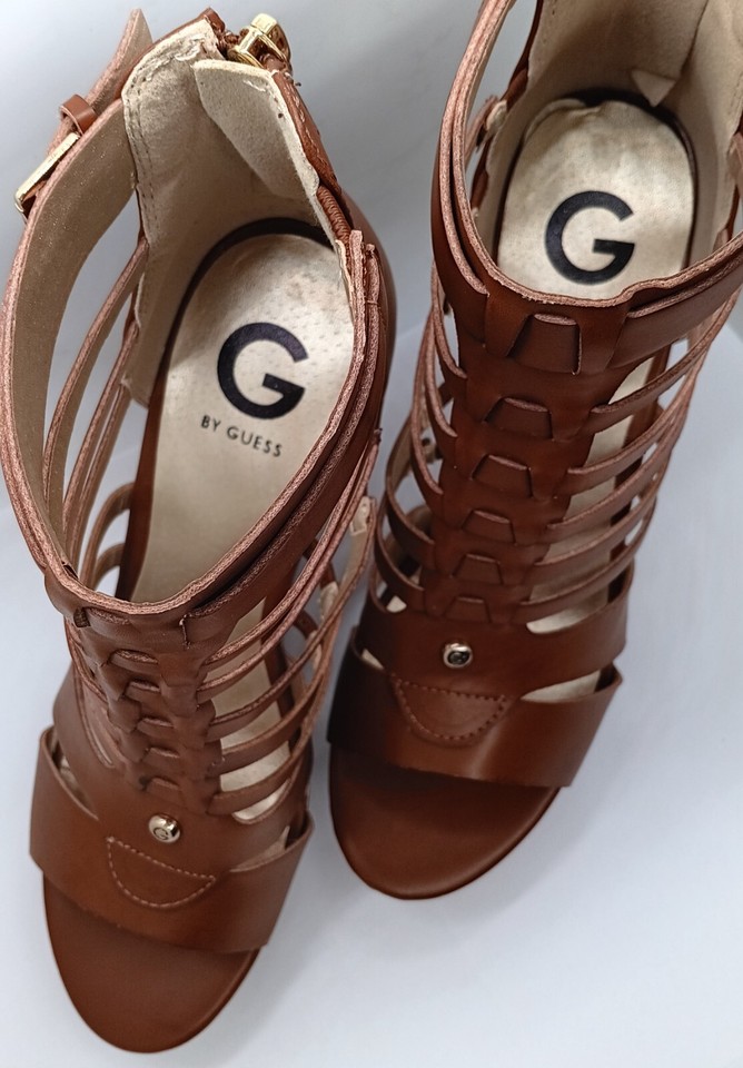 G by Guess Gladiator Wedges Size 9M Color Rio Maple | eBay