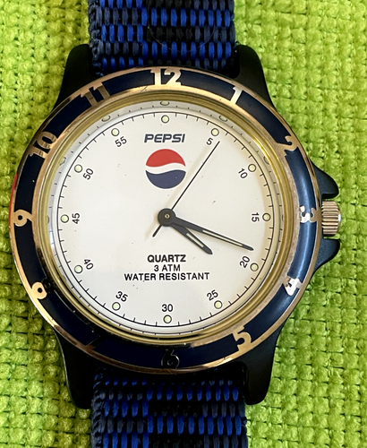 Pepsi watch quartz never worn w/ new battery | eBay