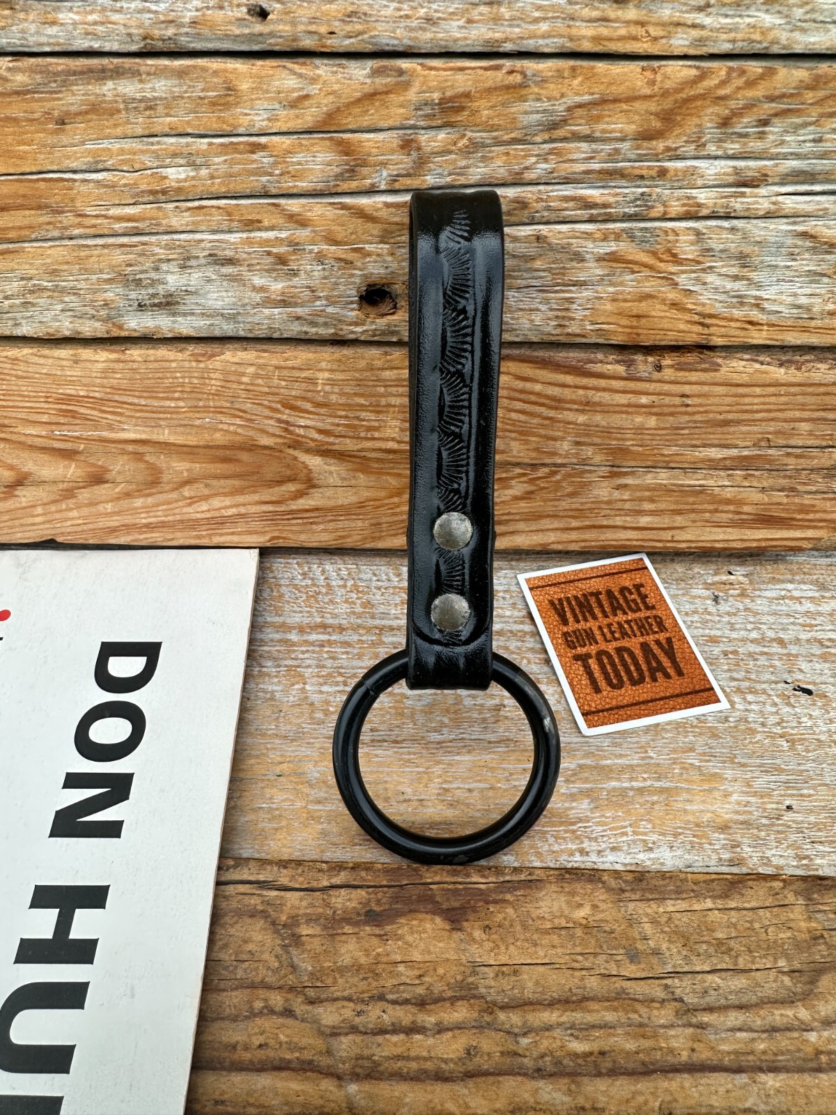 Vintage Don Hume Black Basket Baton Ring Holder 1 1/2" Diameter Black ...