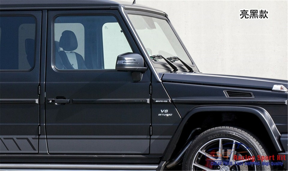 Side Molding Trim Fit Mercedes G class W463 G500 G63 G65 Black | eBay