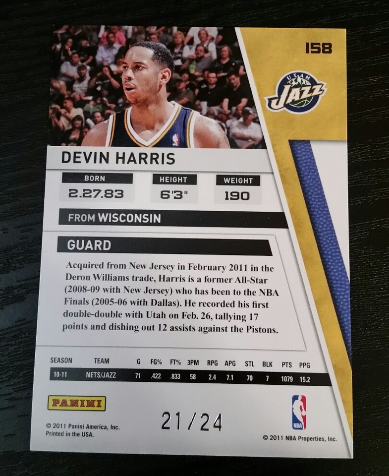 2010-11 Panini Season Update #158 Devin Harris /24 | eBay