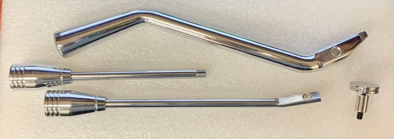 GM Polished Aluminum Billet Turn Signal Lever Column Shifter Arm Hazard ...
