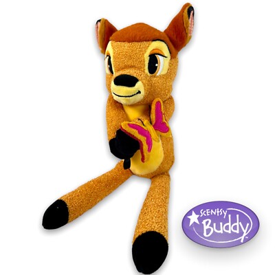 Disney Scentsy Buddy Sidekick Bambi Deer Butterfly Plush Cuddle Toy ...