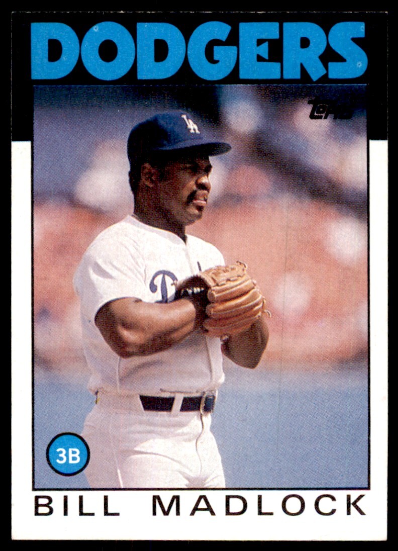1986 Topps Bill Madlock F Los Angeles Dodgers #470 | eBay