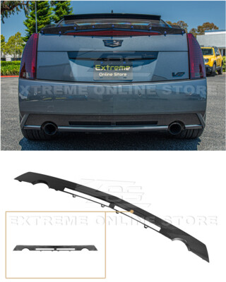 For 09-15 Cadillac CTS-V Sedan | CARBON FIBER Rear Valance Diffuser ...