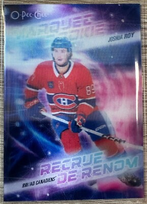 2024-25 OPC O-PEE-CHEE HOCKEY JOSHUA ROY 3D MARQUEE ROOKIE RC SSP #3D ...