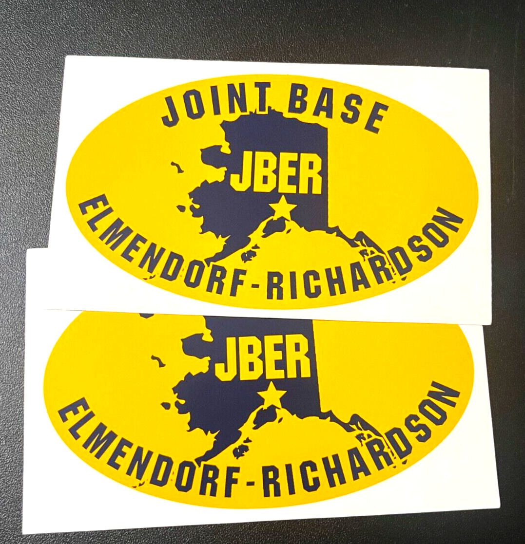 TWO (2) USAF & US ARMY JBER JOINT BASE ELMENDORF - RICHARDSON ALASKA ...