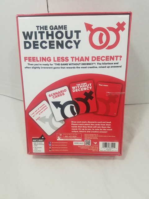 Cards Without Decency Board Game - Cardinal for sale online | eBay
