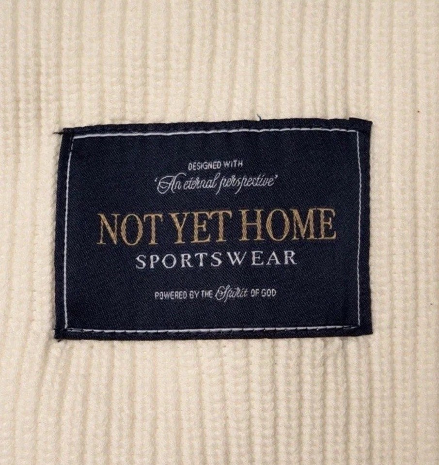 LIMITED EDITION Not Yet Home Cream Ribbed Sweater Child Of God XL | eBay