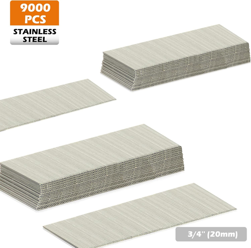 23 Gauge Stainless Steel Micro Pin Nails 9,000 Pcs/Box, 3/4-Inch (20Mm ...
