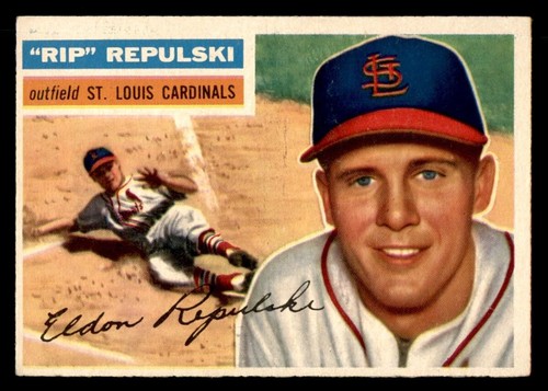 1956 Topps Baseball #201 Rip Repulski EX *h2 | eBay