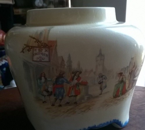 PARROT & CO BURSLEM CORONET WARE, SIGNED VINTAGE NELL GWYN POT,VASE ...