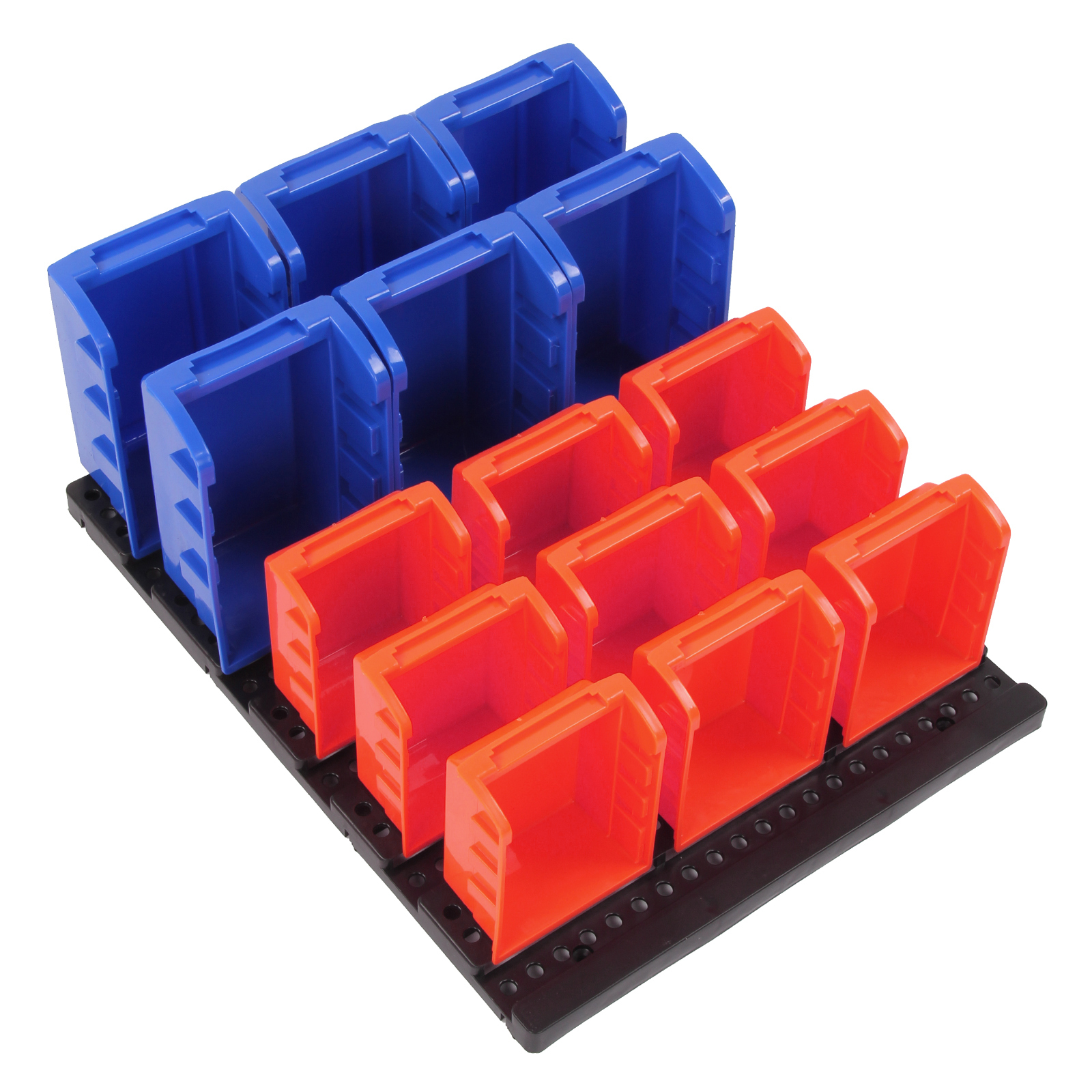 30pcs Plastic Bins Wall Mounted Storage Tools Garage Small Parts ...