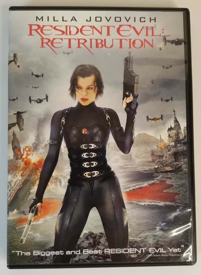 Resident Evil Trilogy DVD set + Retribution DVD Preowned Milla Jovovich ...