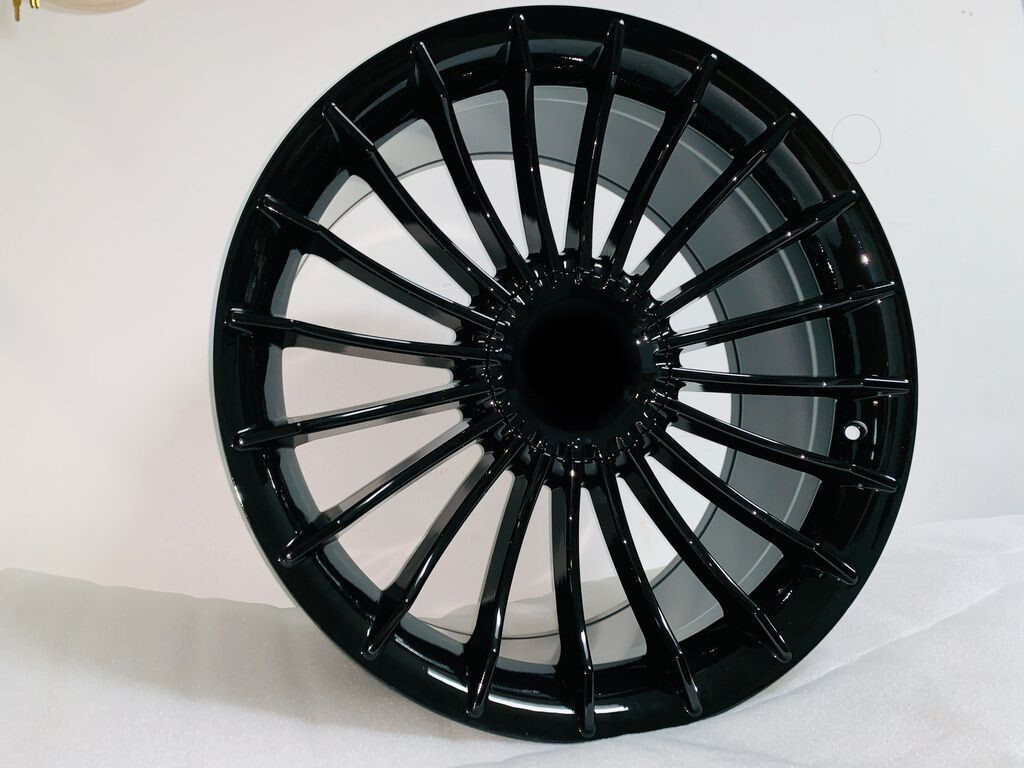 (4) 20" Gloss Black Alpina B7 BMW Wheels Rims fits E65 740IL 750IL 5/6 ...