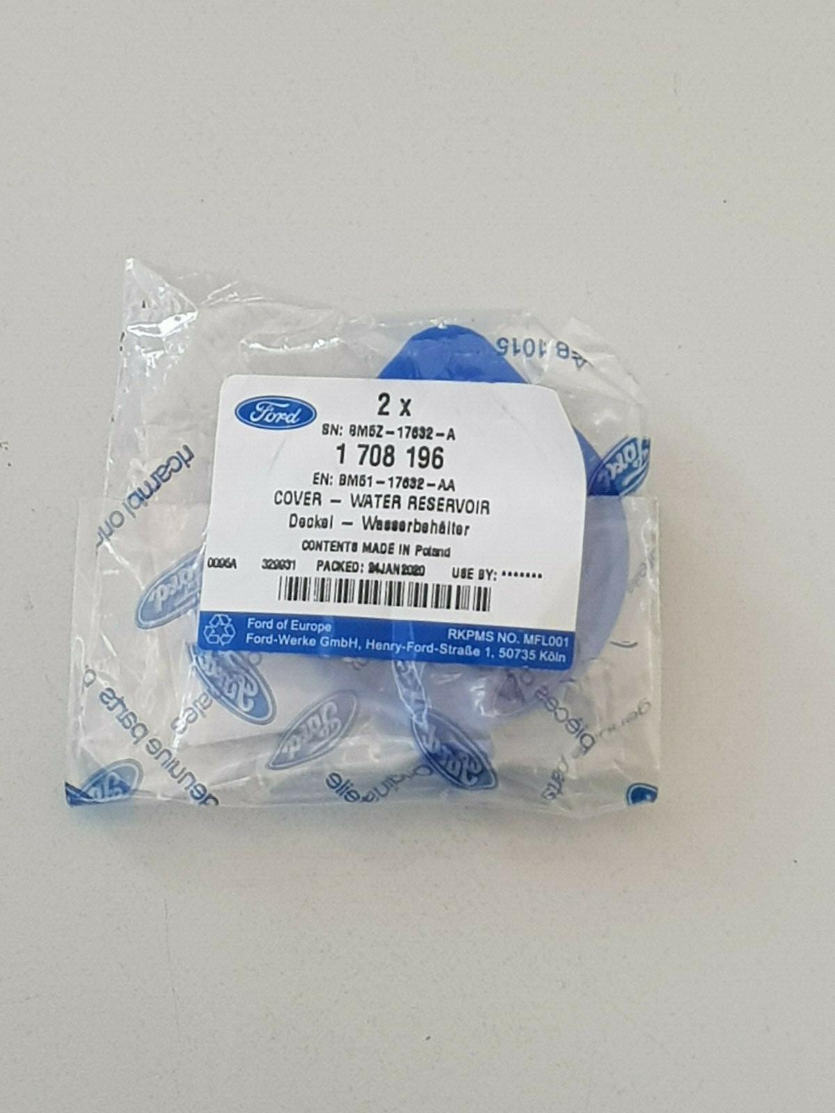 Original Ford Deckel Scheibenwaschbehälter Wischwasserbehälter 1708196 ...