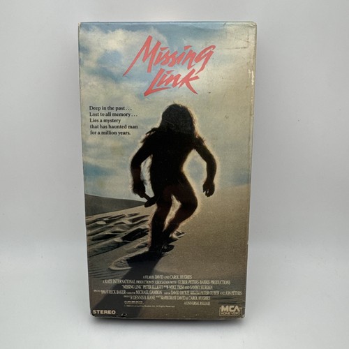 Missing Link (1989 VHS) SCI-FI HORROR - DAVID HUGHES, PETER ELLIOTT ...