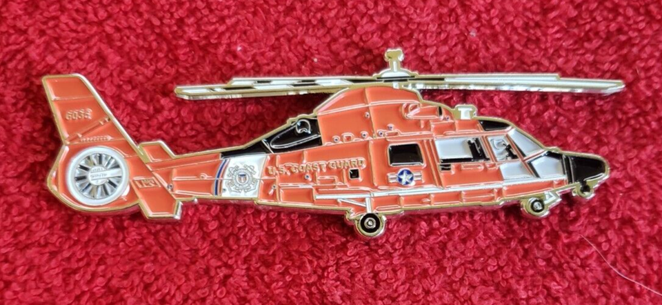US COAST GUARD KODIAK ALASKA MH65E CHALLENGE COIN (USCG ARMY NAVY CHP ...