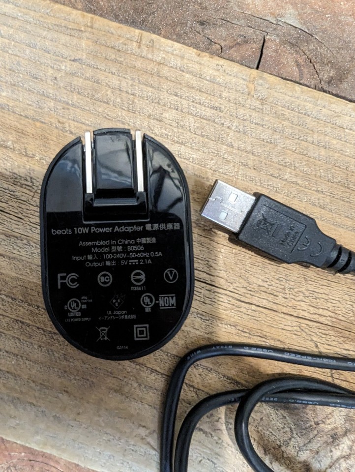 Beats by Dr. Dre USB 10W Power Adapter Charger 5V B0506 - OEM | eBay