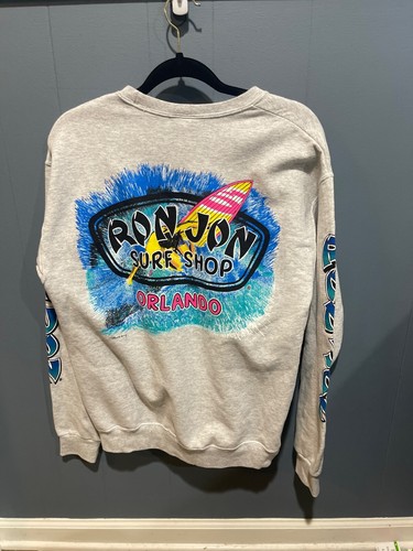 Ron Jon Surf Shop Sweatshirt Men’s Med gray Orlando Crewneck | eBay
