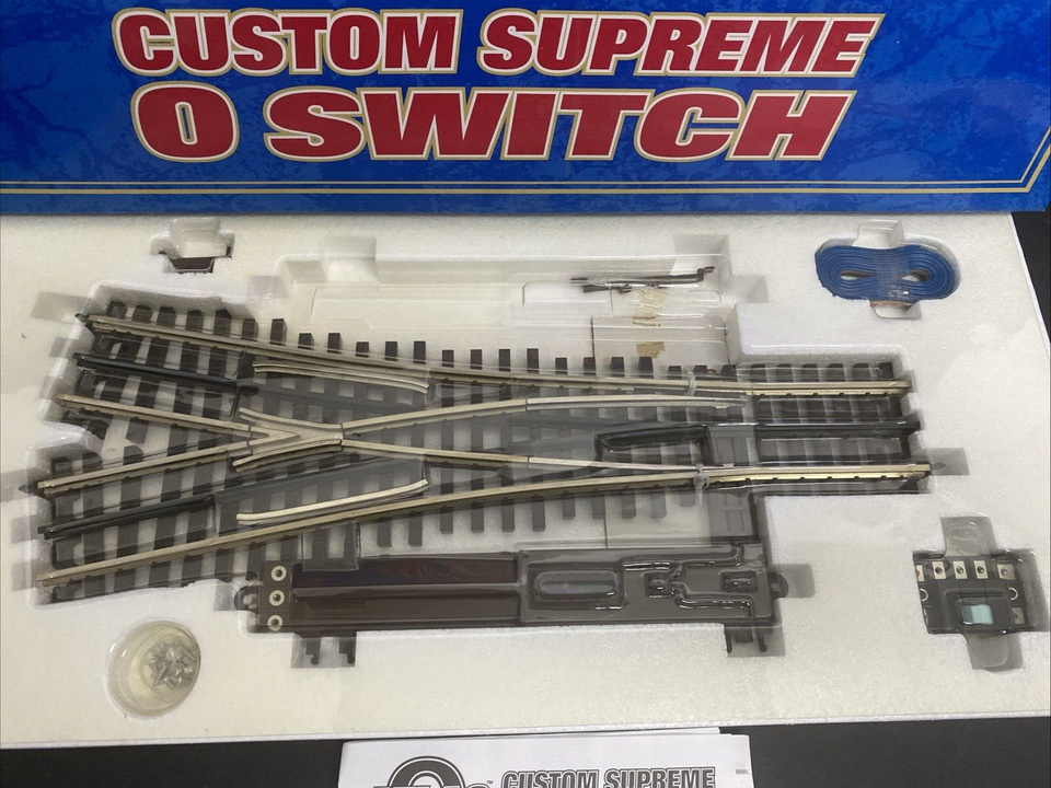 Atlas Custom Supreme 6074 WYE Switch Track 072 Radius O Gauge New in ...