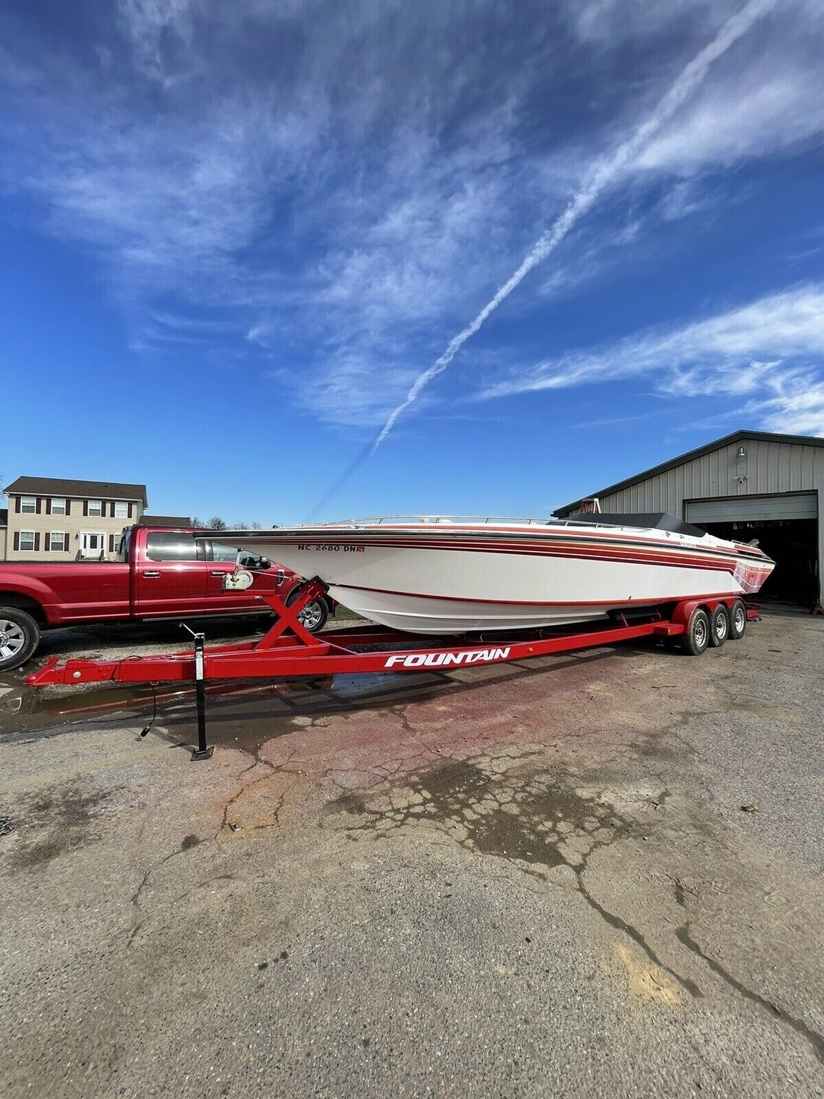 FOUNTAIN BOAT DECALS DECAL BOAT 30 COLORS TRAILER message me for other ...
