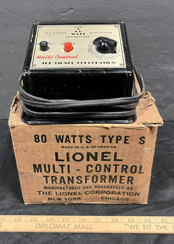 Lionel Electric Trains O Scale Multi-Control Transformer Type S ...