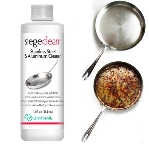 Metal Polish Cleaner Stainless Steel Aluminum 12Oz Pots Pans Sink ...