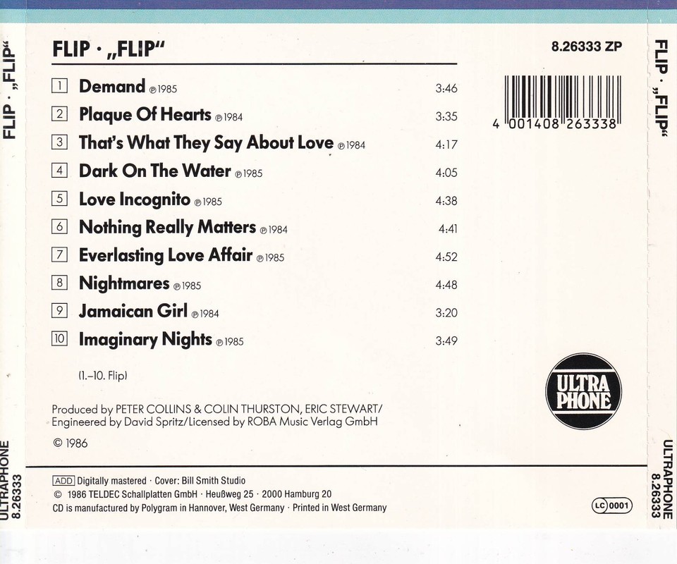 CD FLIP same GERMANY 1986 EX+ (A9711) | eBay