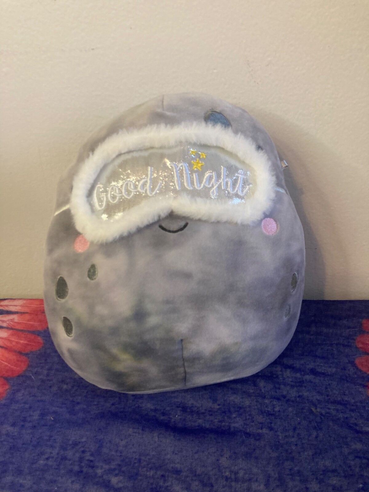 SQUISHMALLOWS Plush 8” Boulder Space Squad Moon RARE Good Night Plush ...