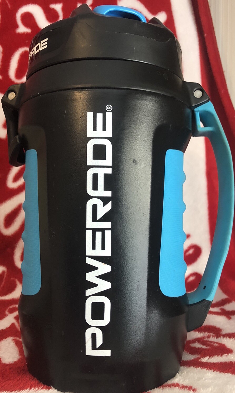 POWERADE SUPER BIG MUG BY COCA COLA COMPANY BLACK AND BLUE WITH WHITE ...