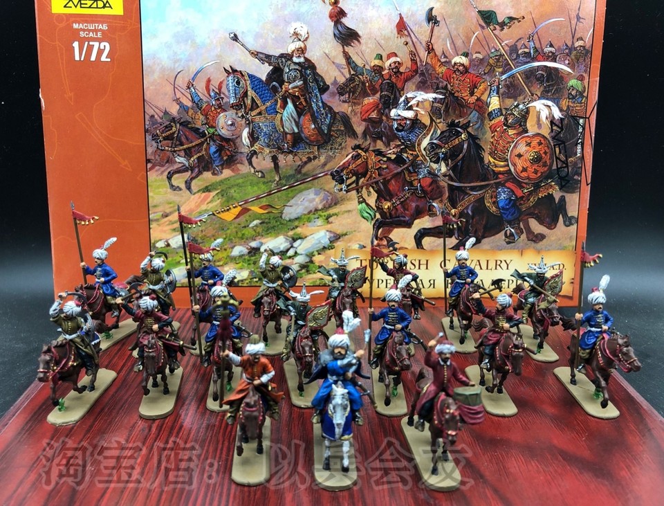 Homemade 1/72 Ottoman Empire Turkish Cavalry Ancient 18 Soldiers 18 ...
