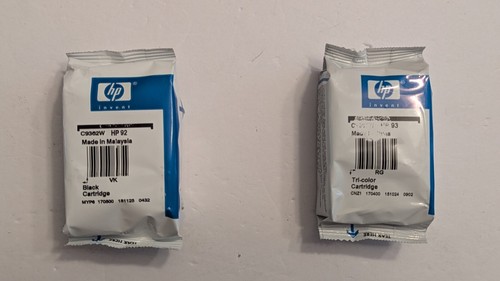 HP 92 93 Ink Cartridge Sealed Ink 884962238509| eBay