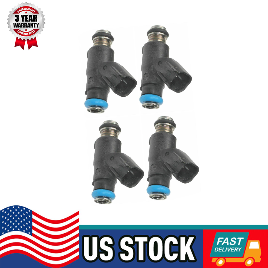 4PCS Fuel Injectors 96487553 Fits For Chevrolet Aveo 1.6L L4 2007 2008 ...