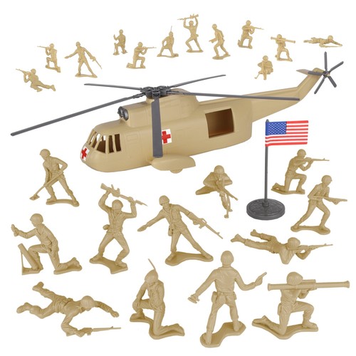 TimMee Processed Plastic SEA KING RESCUE HELICOPTER Playset Tim Mee ...