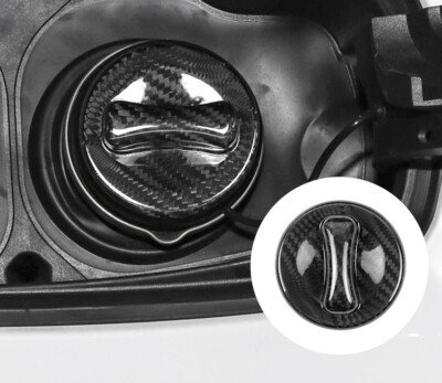 Gloss Real Dry Carbon Fiber Gas Fuel Tank Cap Cover Fits W167 X253 W464 ...