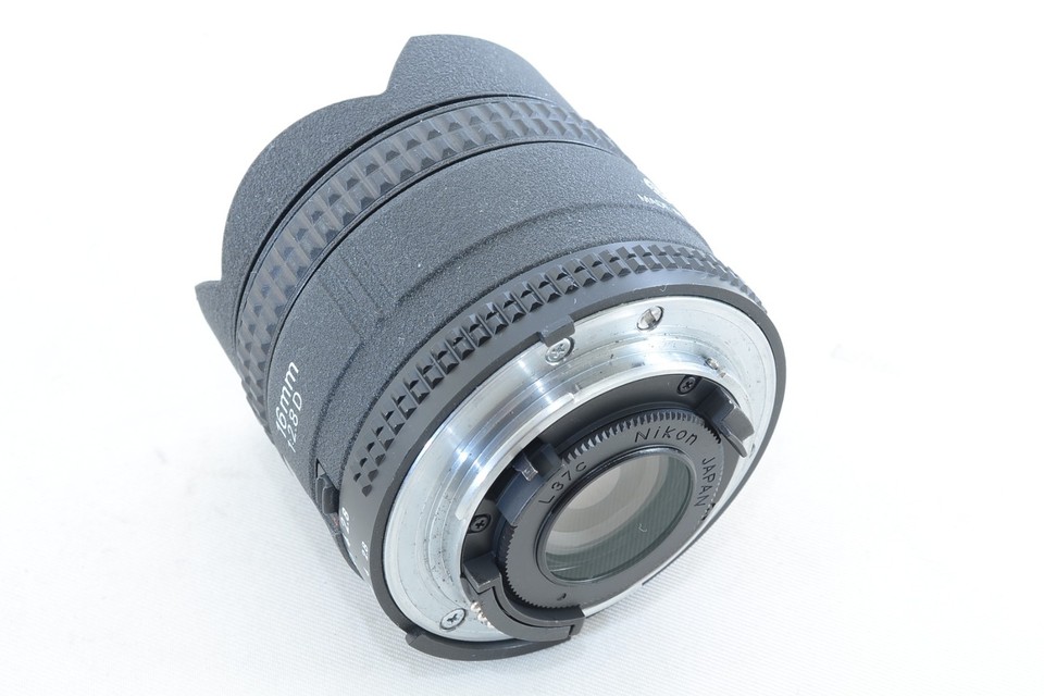 【Near MINT】Nikon AF Fisheye NIKKOR 16mm F/2.8 D Wide Angle Lens 6980# ...